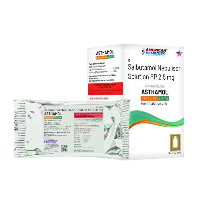 Asthamol Respules - American Remedies