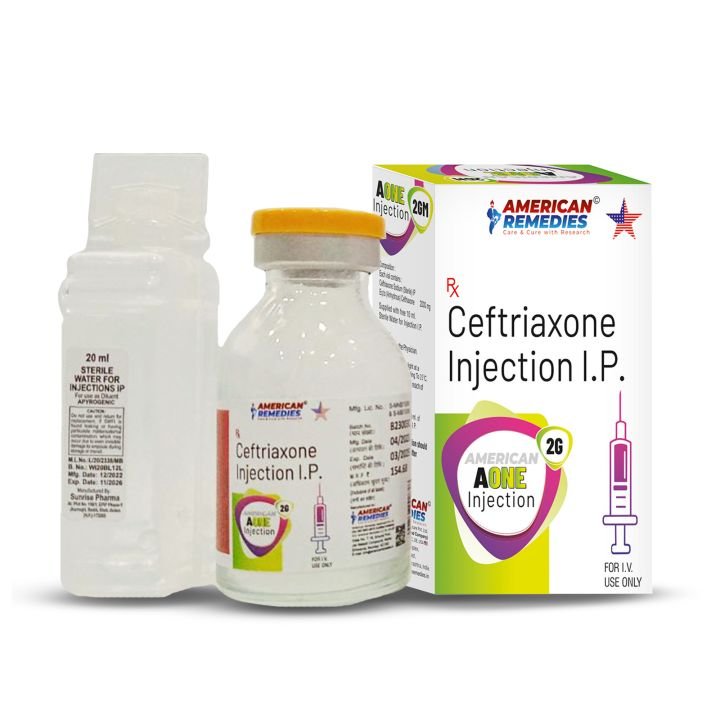 Aone 2g Injection – Ceftriaxone 2000mg | Uses, Dosage & Side Effects