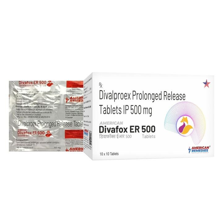 Divafox ER 500 Tablets - American Remedies
