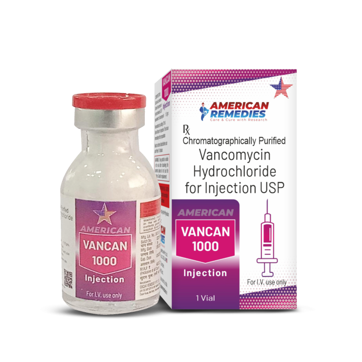 Vancan 1000 Injection – Vancomycin 1g | Antibiotic